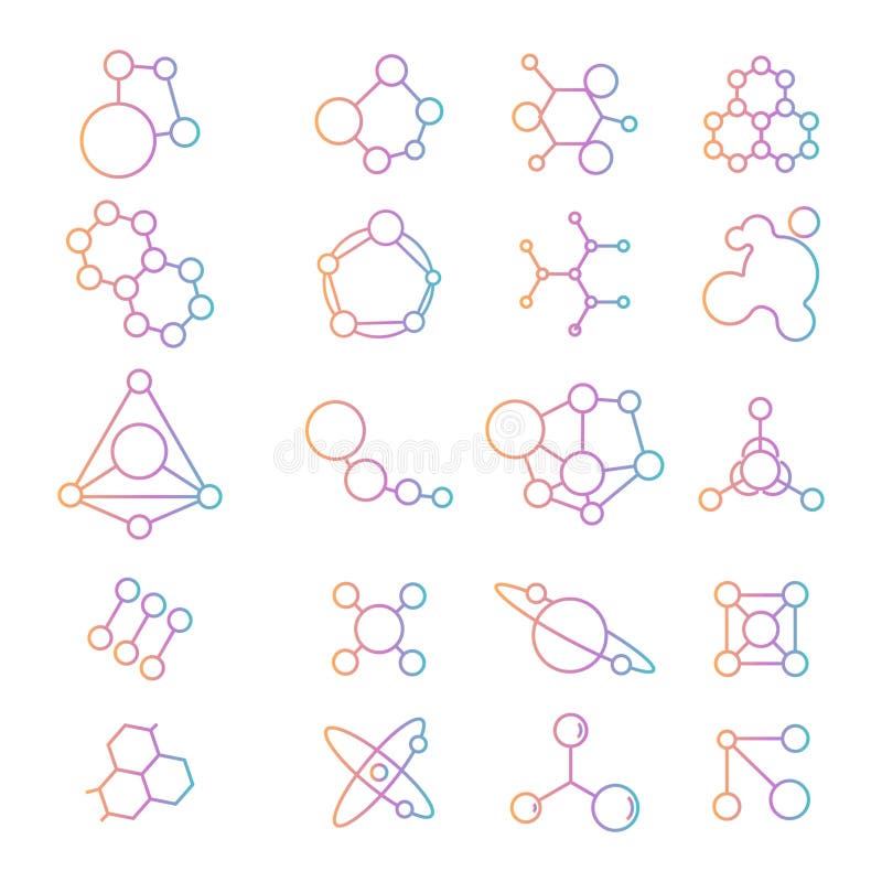 Chemistry Molecular Model Kit, Structure Black Icon. Simple Set of Big ...