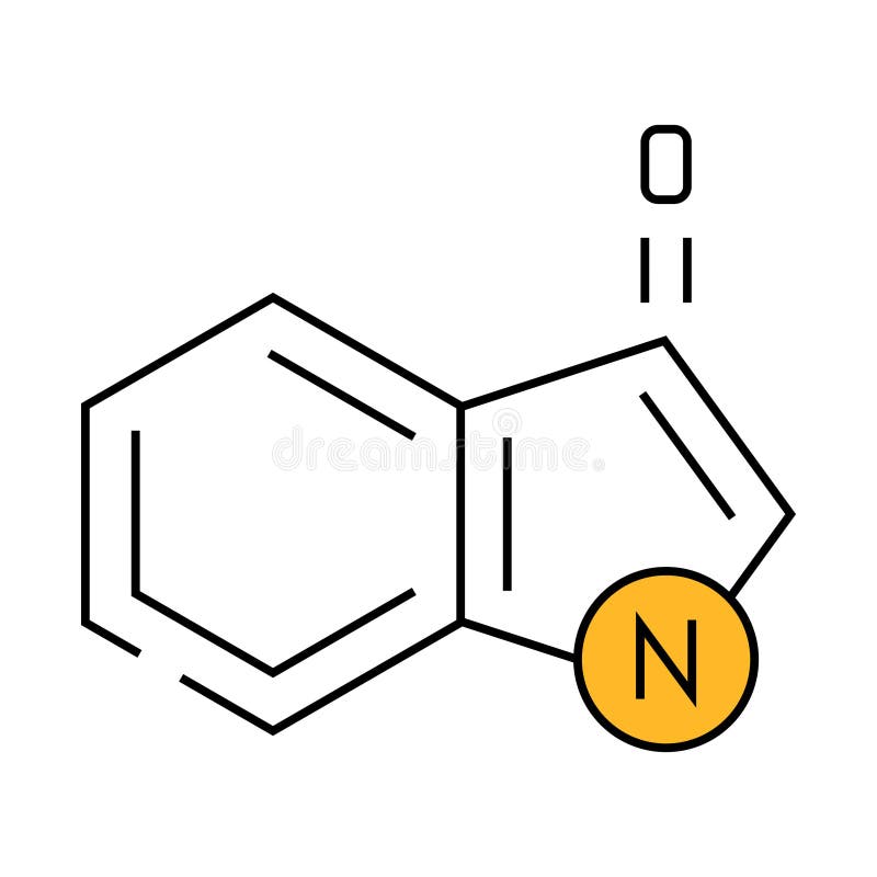 Chemistry Molecular Structure Icon Color Illustration Stock Vector ...