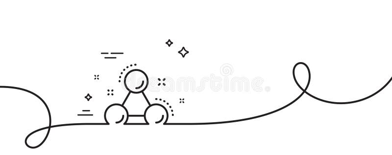 Chemistry Molecule Line Icon. Laboratory Atom Sign. Analysis ...