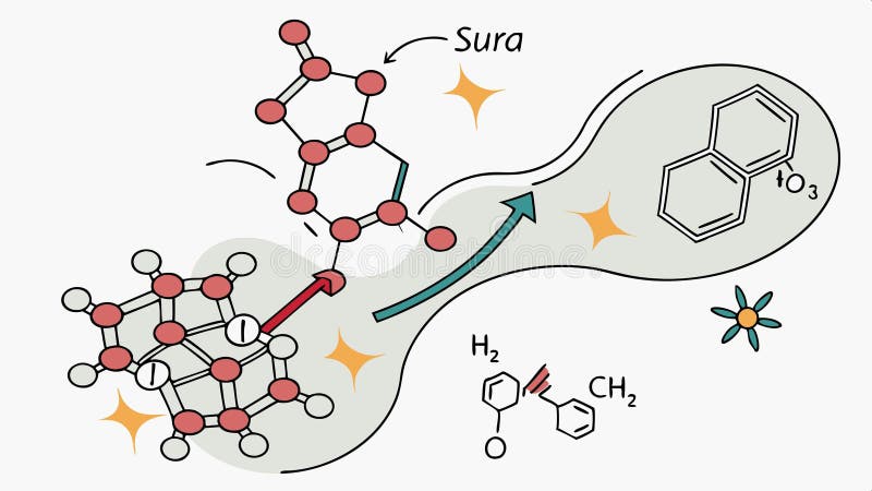 Chemistry Molecule Structure, Science and Organic Compound Illustration ...