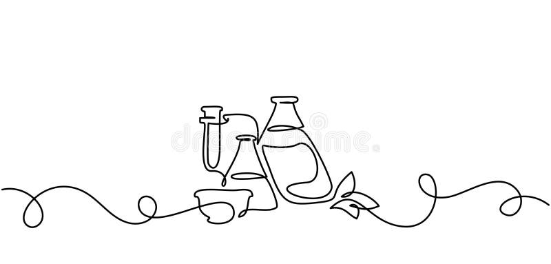 Chemistry and Physics Laboratory Equipment Education Concept. Corner ...