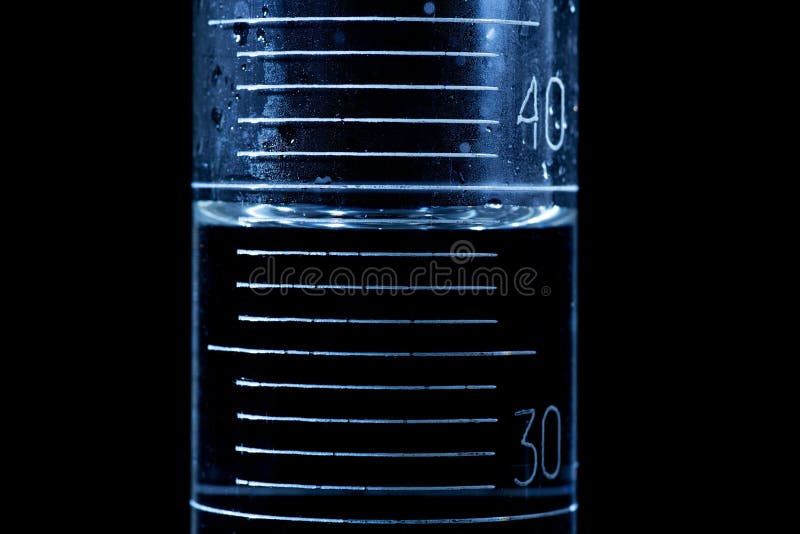 Chemistry - Reading a Meniscus Stock Image - Image of scientific ...