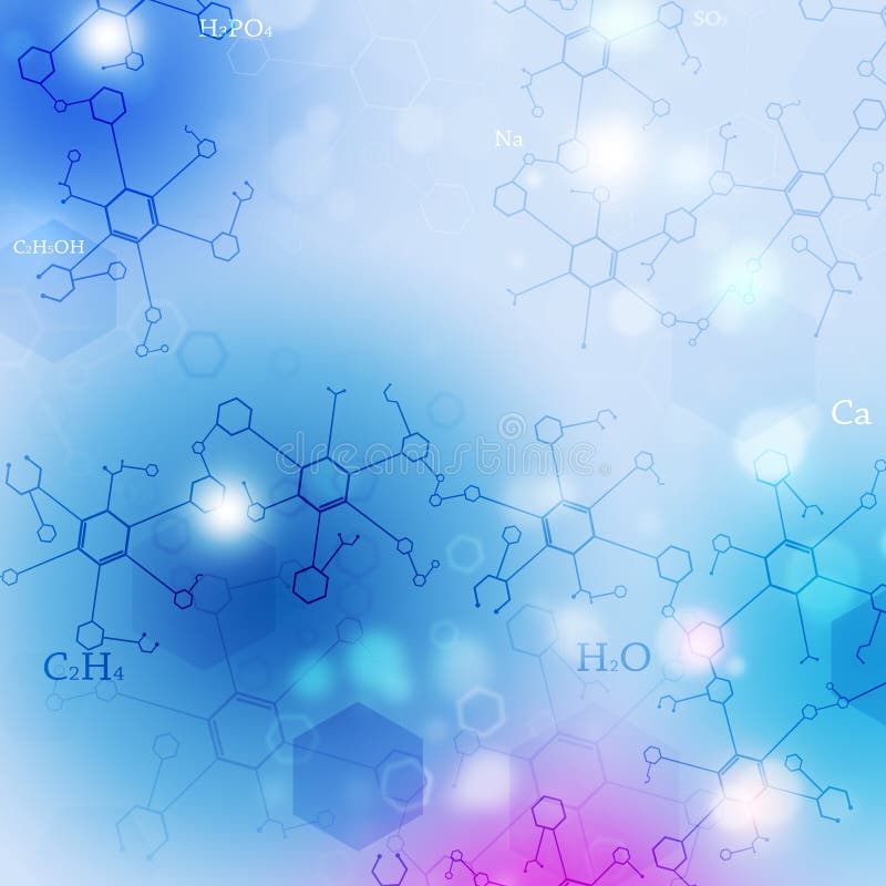 Chemistry Science Background Stock Illustration - Illustration of ...