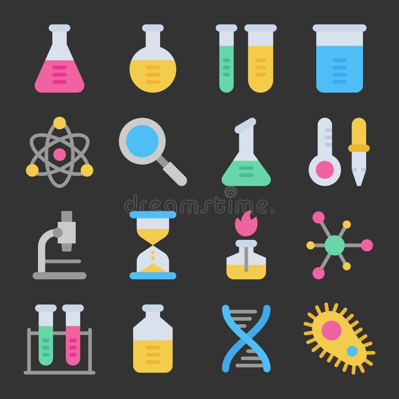 Laboratory colorful stock vector. Illustration of science - 56940362