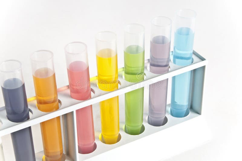 Laboratory Test Tubes in Science Research Lab Stock Image - Image of ...