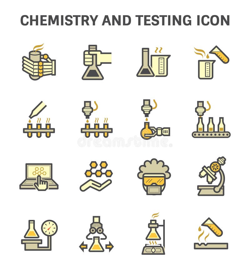 Chemistry vector icon stock vector. Illustration of chemical - 102373603