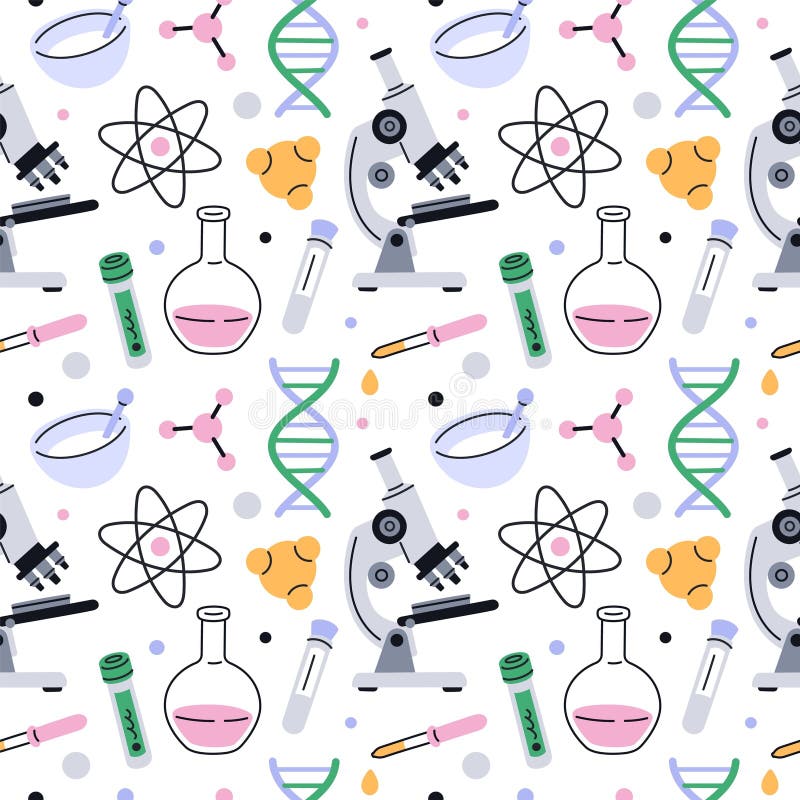 Laboratory Vector Wallpaper