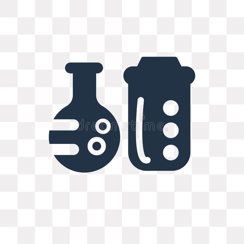 Chemistry Vector Icon Isolated on Transparent Background, Chemistry ...