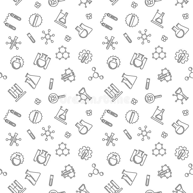 Chemistry Seamless Linear Pattern Stock Illustrations – 3,379 Chemistry ...