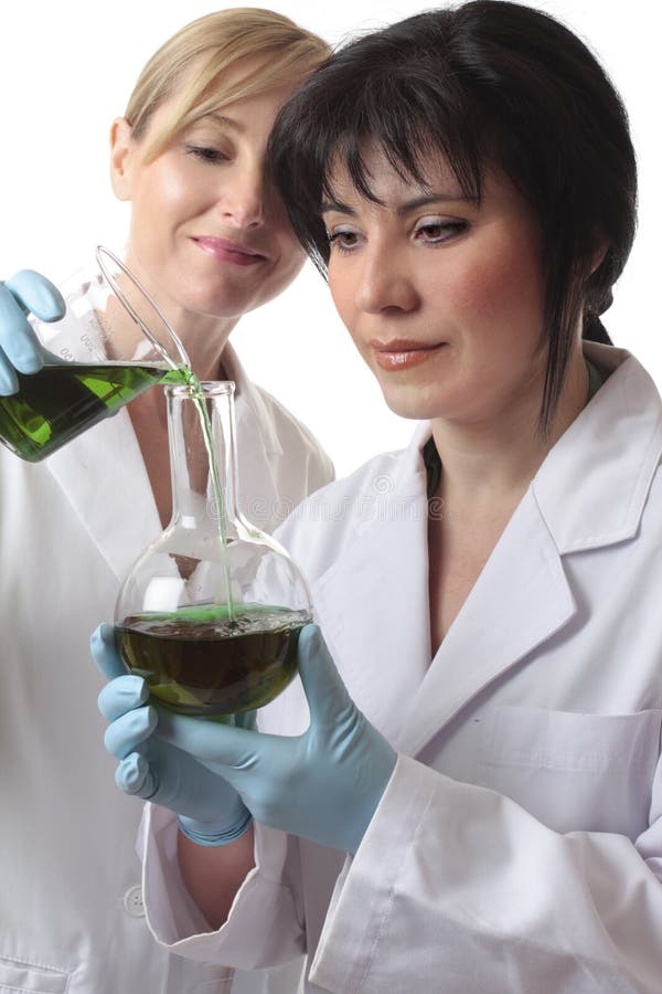 Chemists doing research stock image. Image of industry - 5425615