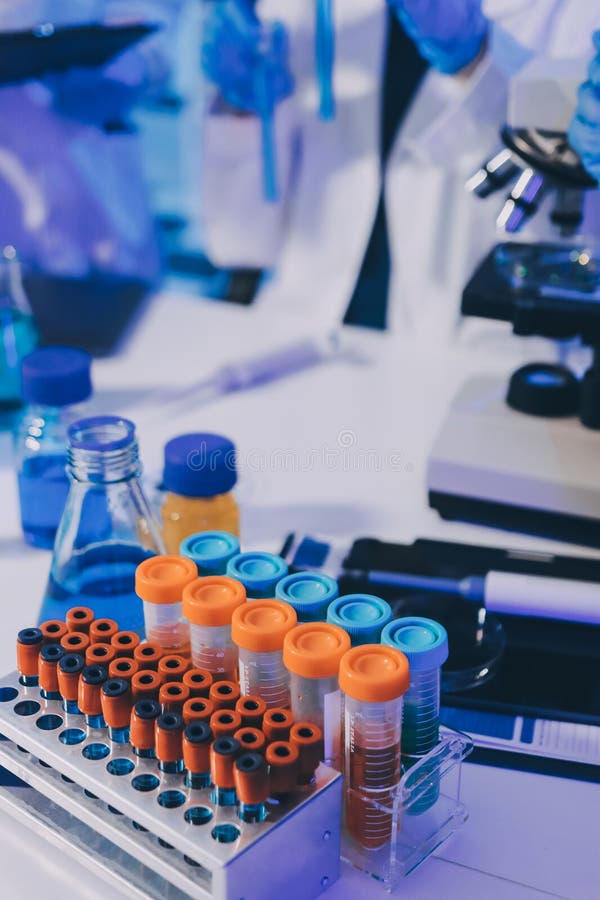 Chemists in a Lab Developing Cosmetic Products, Testing and Analyzing ...