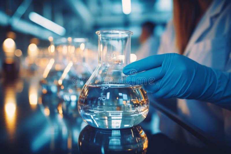 Chemists Use Lab Equipment for Experiments, Advancing Scientific ...