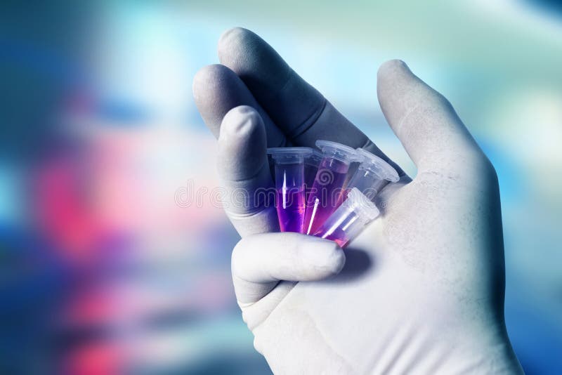 Chemitry samples in hand stock photo. Image of background - 9909752
