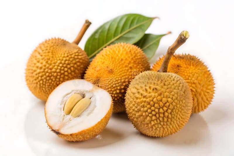 Chempedak Photo Fruit White Background Stock Illustration ...