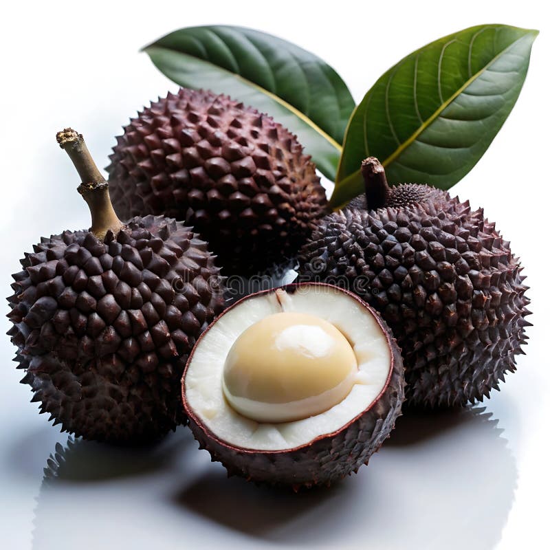Chempedak Photo Fruit White Background Stock Illustration ...