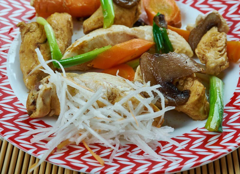 Chengdu Chicken stock image. Image of sprouts, cuisine - 102871497