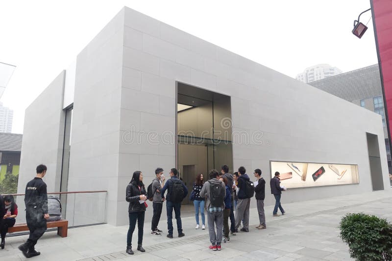 Chengdu Opens Second Apple Store Editorial Image - Image of friday ...