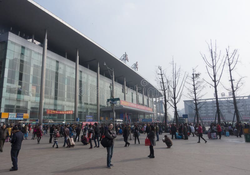 Chengdu railway station editorial stock image. Image of rush - 67484824