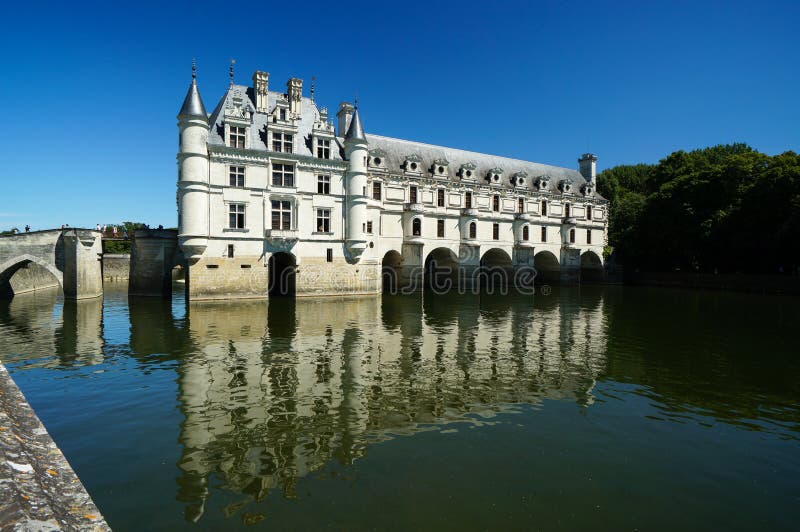Cher River Bridge in Touraine Stock Photo - Image of poplar, landscape ...