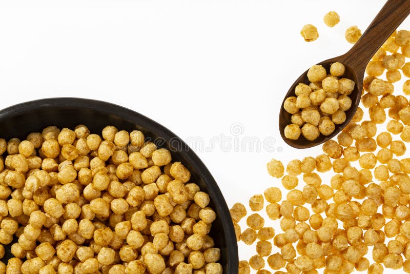 Chenopodium Quinoa - Caramelized Organic Quinoa Pop Seeds Stock Photo ...