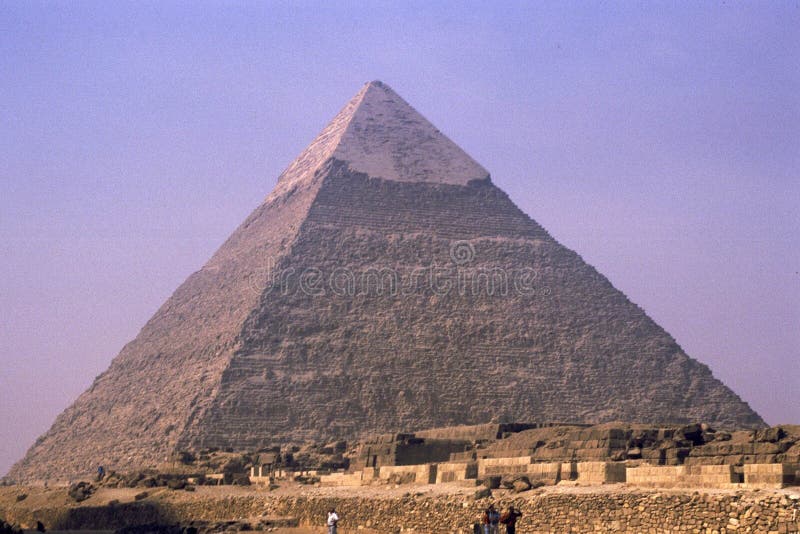 Pyramid stock image. Image of white, plain, egypt, face - 18628237