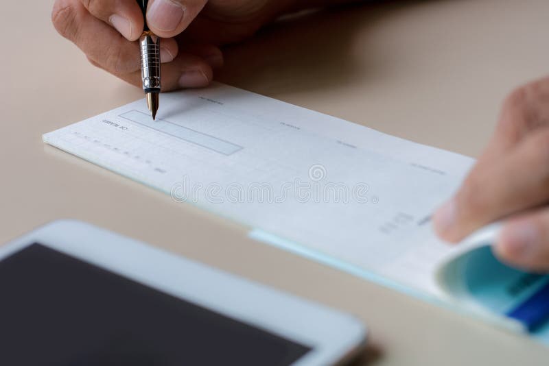 Paycheck and Payroll, Business Finance Concept. Stock Photo - Image of ...