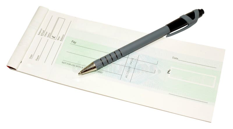 Cheque Book & Card stock photo. Image of purchase, settlement - 3635460