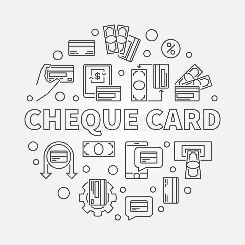 Cheque Thin Outline Stock Illustrations – 525 Cheque Thin Outline Stock ...