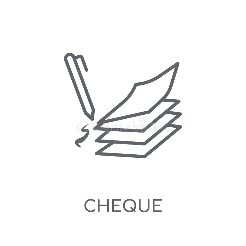 Cheque Linear Stock Illustrations – 855 Cheque Linear Stock ...