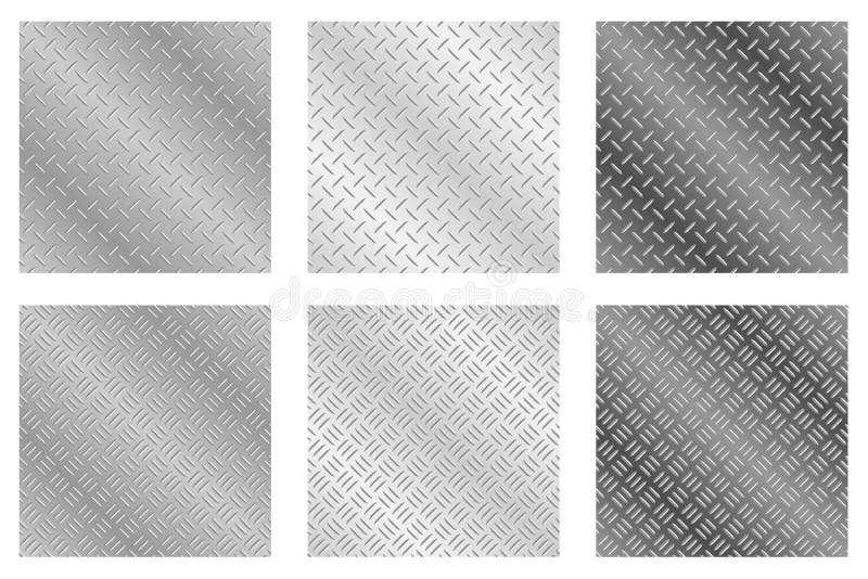 Chequer Plate Metal Backgrounds Stock Vector - Illustration of checker ...