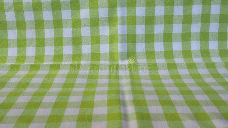 Chequered Green and White Fabric Texture Background Stock Video - Video ...