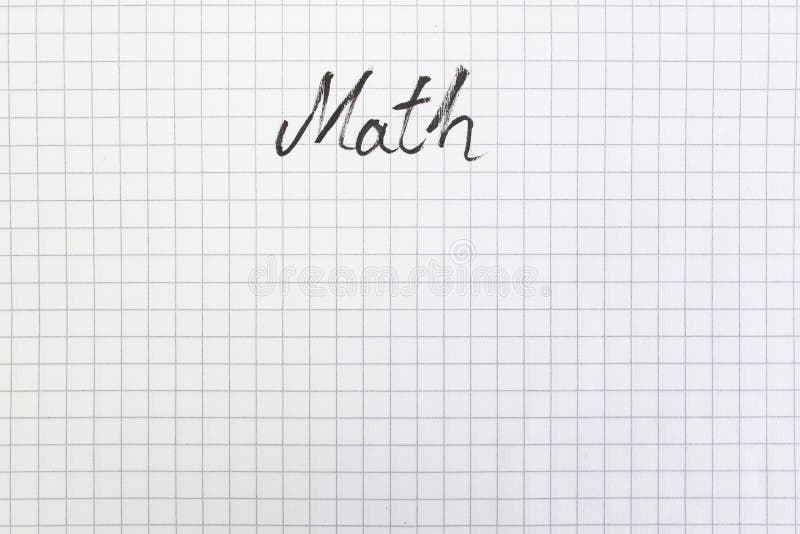 Chequered Pattern Empty Page, Mathematics Copybook Page , with Math ...