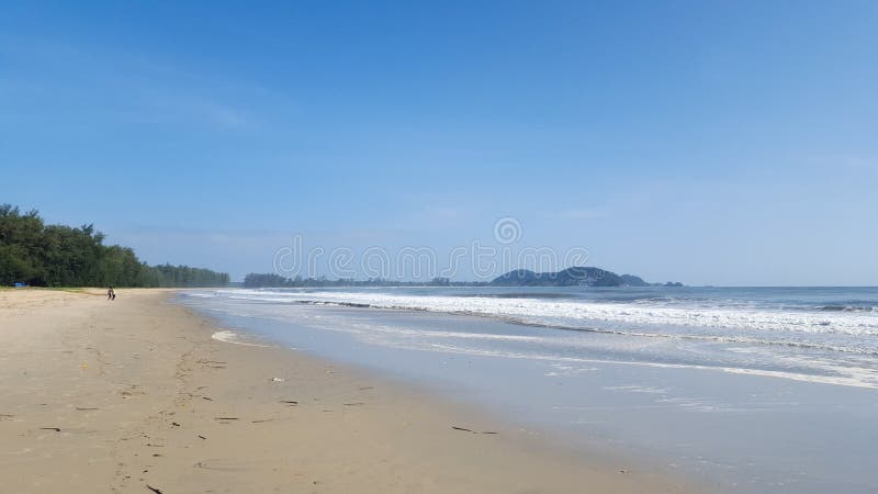 Cherating Beach in Pahang stock photo. Image of wind - 206812782