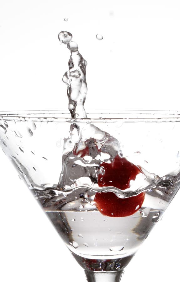 Cheri Martini Splash stock image. Image of glass, liquid - 29925913