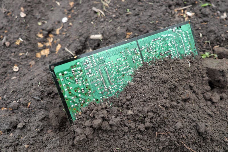 Buried Computer stock image. Image of dune, hardware, time - 528047