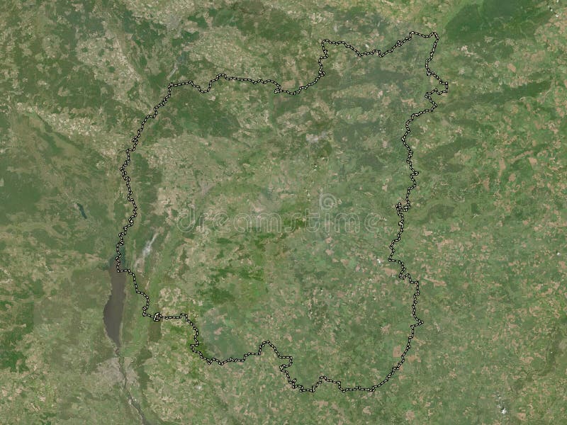 Chernihiv, Ukraine. Low-res Satellite. No Legend Stock Illustration ...