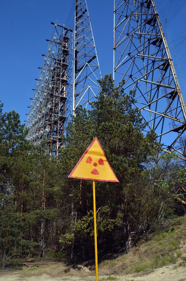 Chernobyl-2 Duga-Radar Russischer Specht Redaktionelles Bild - Bild von ...