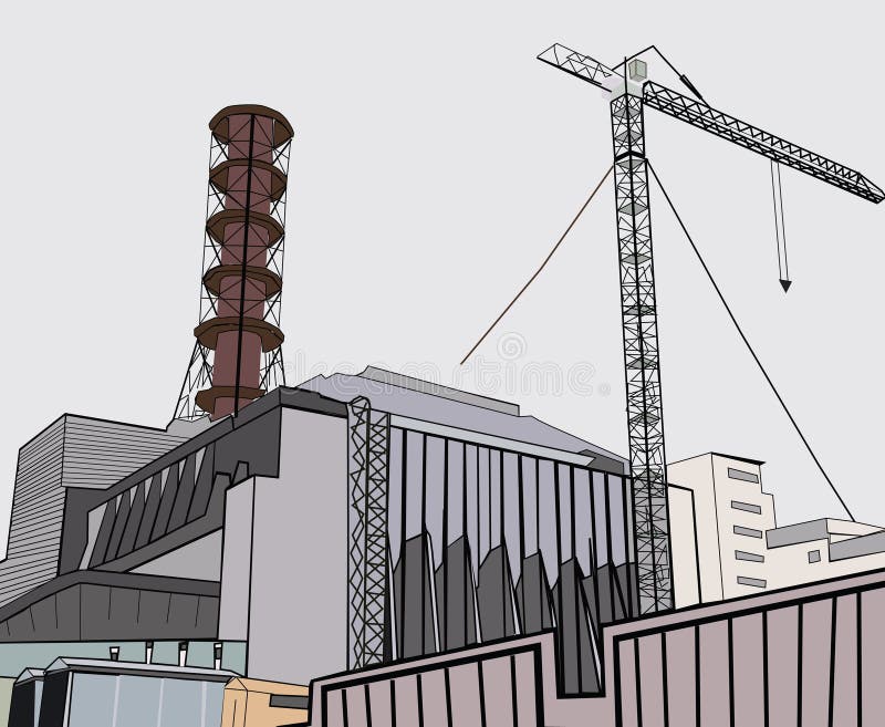 Chernobyl Nuclear Power Plant. Chernobyl Disaster Catastrophe. 3d ...