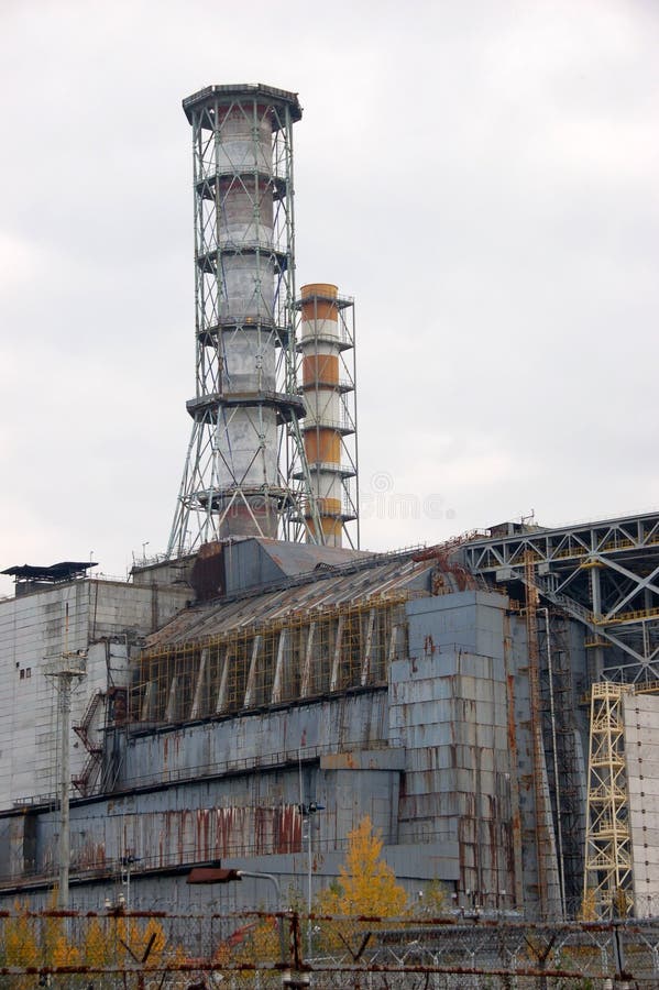 Chernobyl Nuclear Power Plant, Reactor 4 Stock Image - Image of factory ...