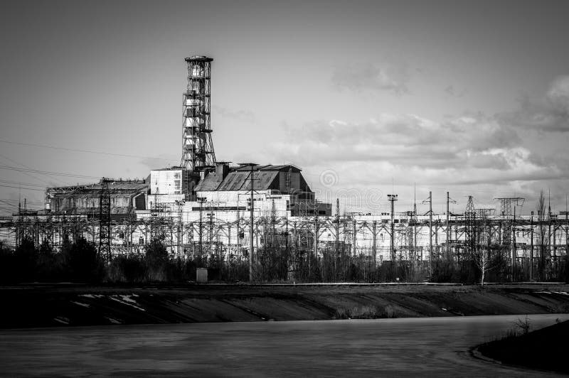 The Chernobyl Nuclear Pwer Plant Stock Photo - Image of blue ...