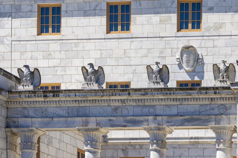 The Cherokee County Courthouse in Canton Georgia Editorial Stock Image ...