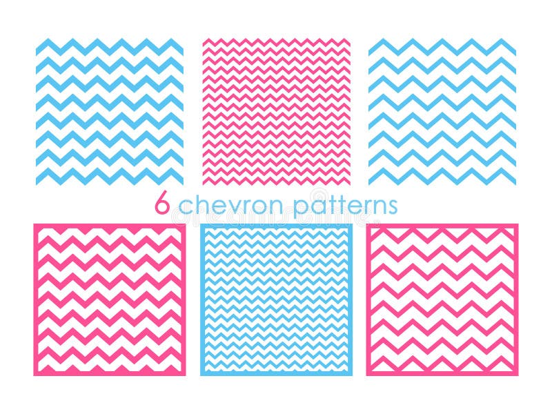 Cheron Seamless Pattern Set. Zigzag Vector Texture. Herringbone ...
