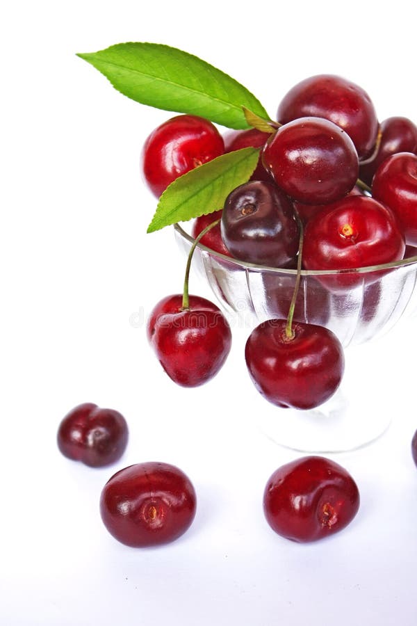 Cherries stock image. Image of stalks, flavour, triple - 138435