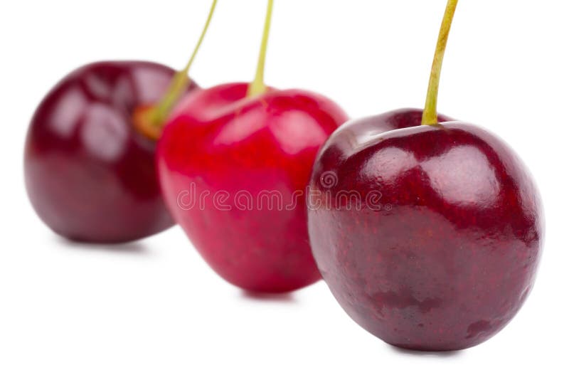 Whole and half cut cherry stock image. Image of closeup - 26354869