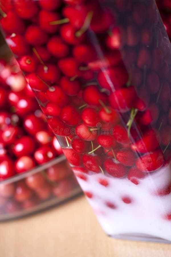 Cherries stock image. Image of fruits, preserve, drink - 22930451