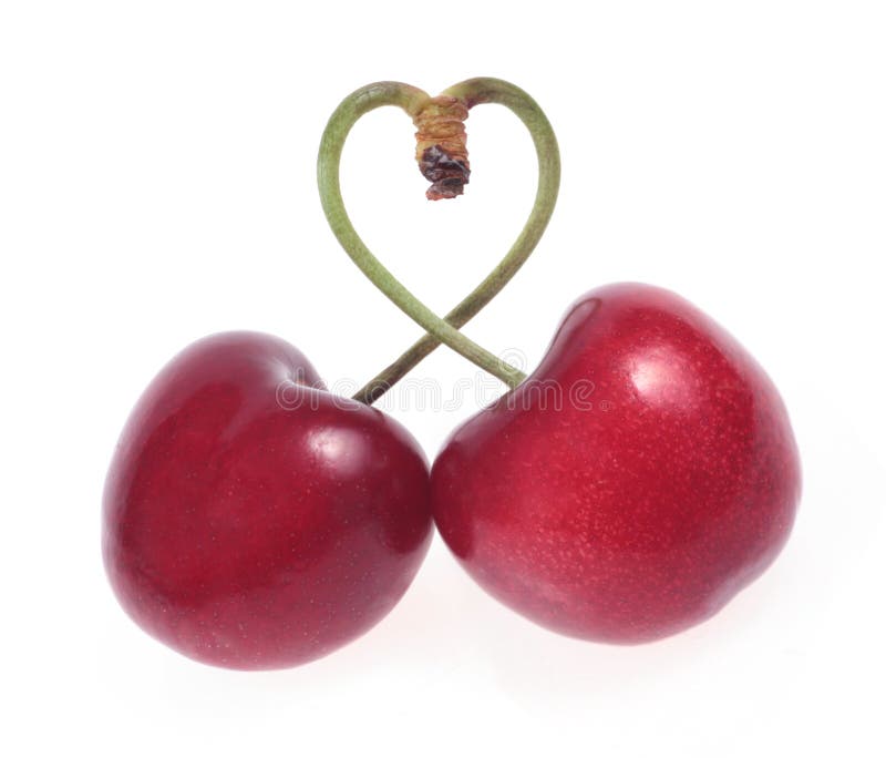 Cherries stock image. Image of healthy, fruit, stems - 25239553