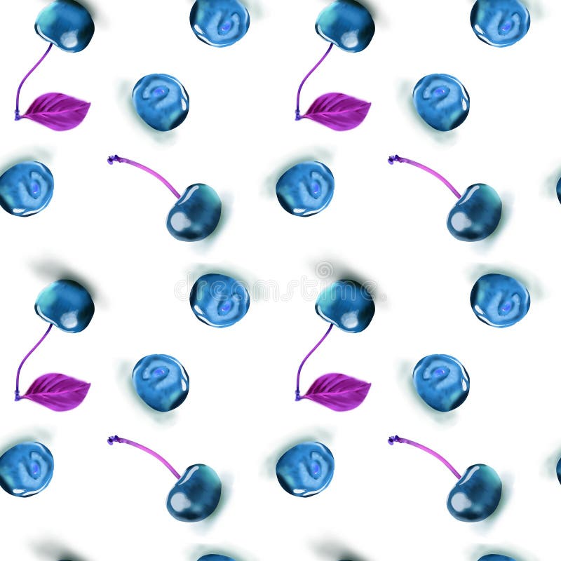 Cherries Prints Stock Illustrations – 314 Cherries Prints Stock ...