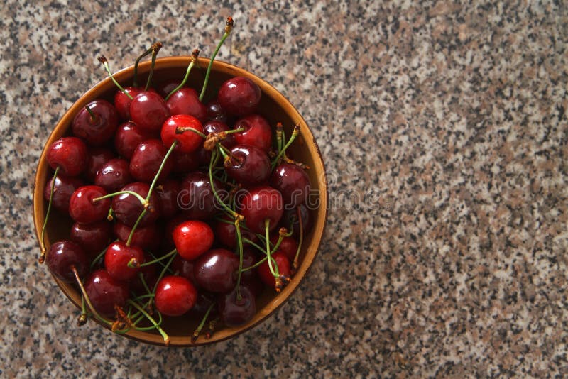Cherries II stock image. Image of kitchen, garden, table - 94838281