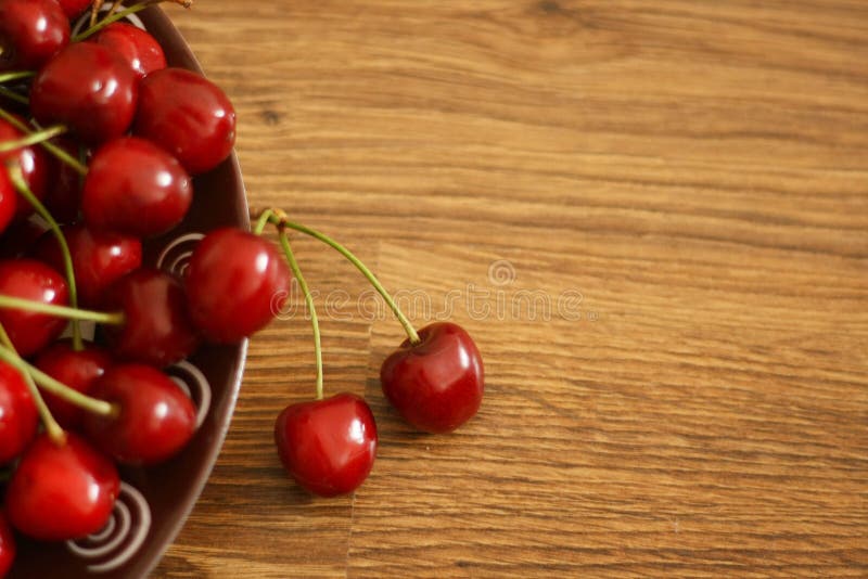Cherries stock photo. Image of ripe, snack, frame, bowl - 56028268