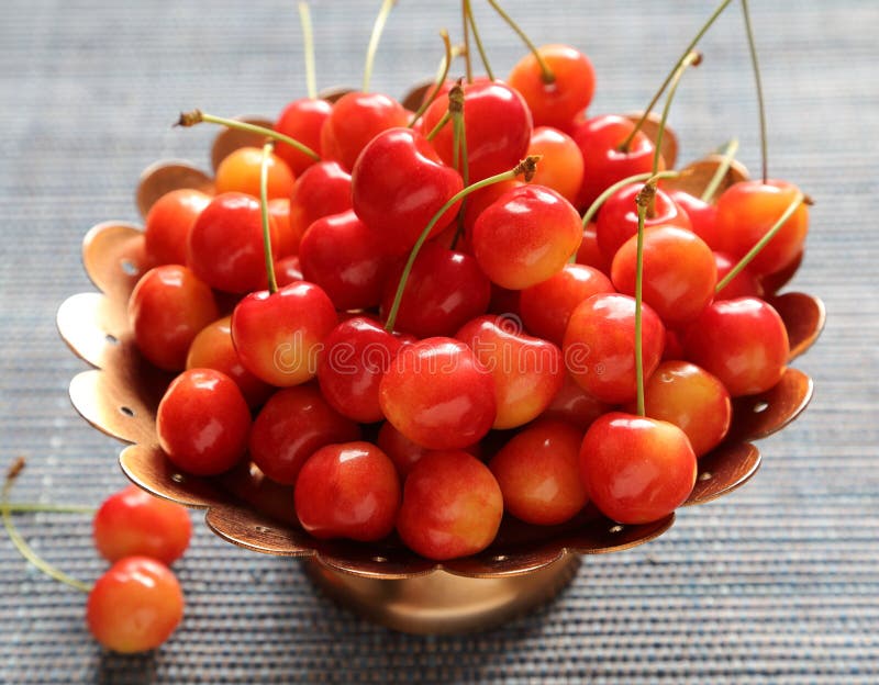 Cherries. stock image. Image of summer, cherries, plateau - 106344835